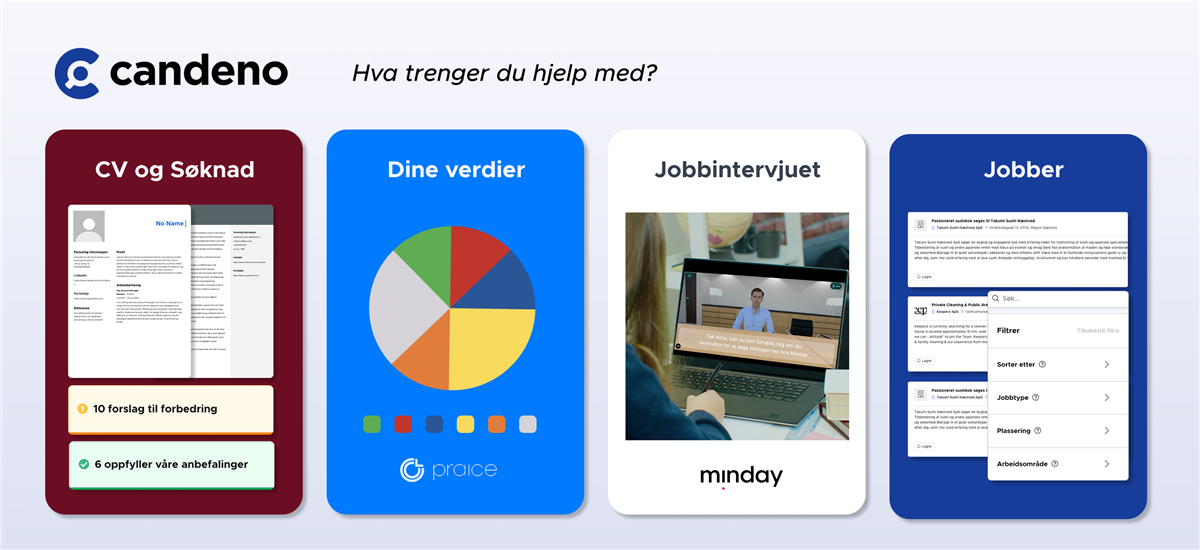 Candeno jobbsøkerplattform hjelper med CV og søknad - Narvik kommune